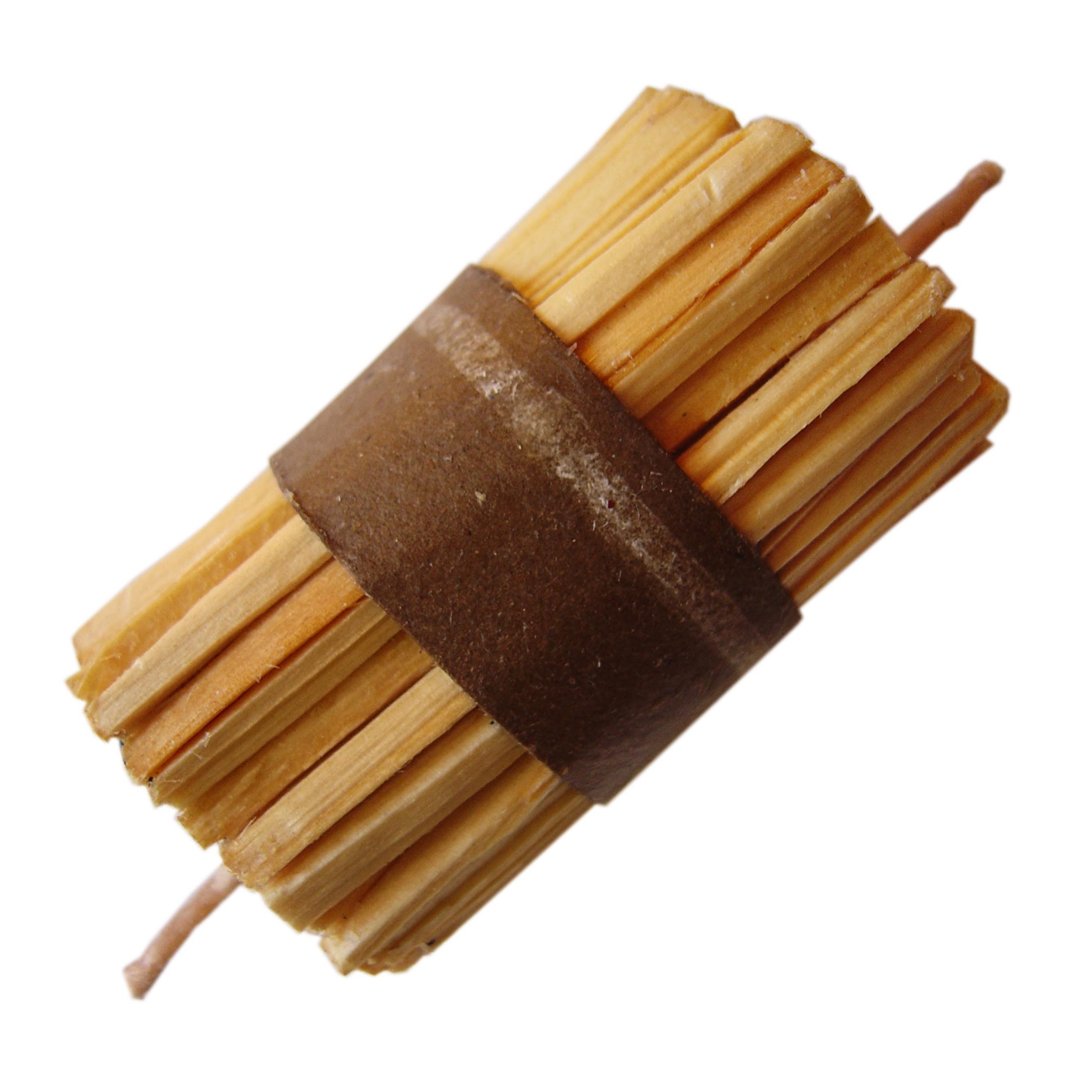 K-Lumet Anzündhilfe aus Schweizer Sozialwerkstatt, aus Restholz Wachs.