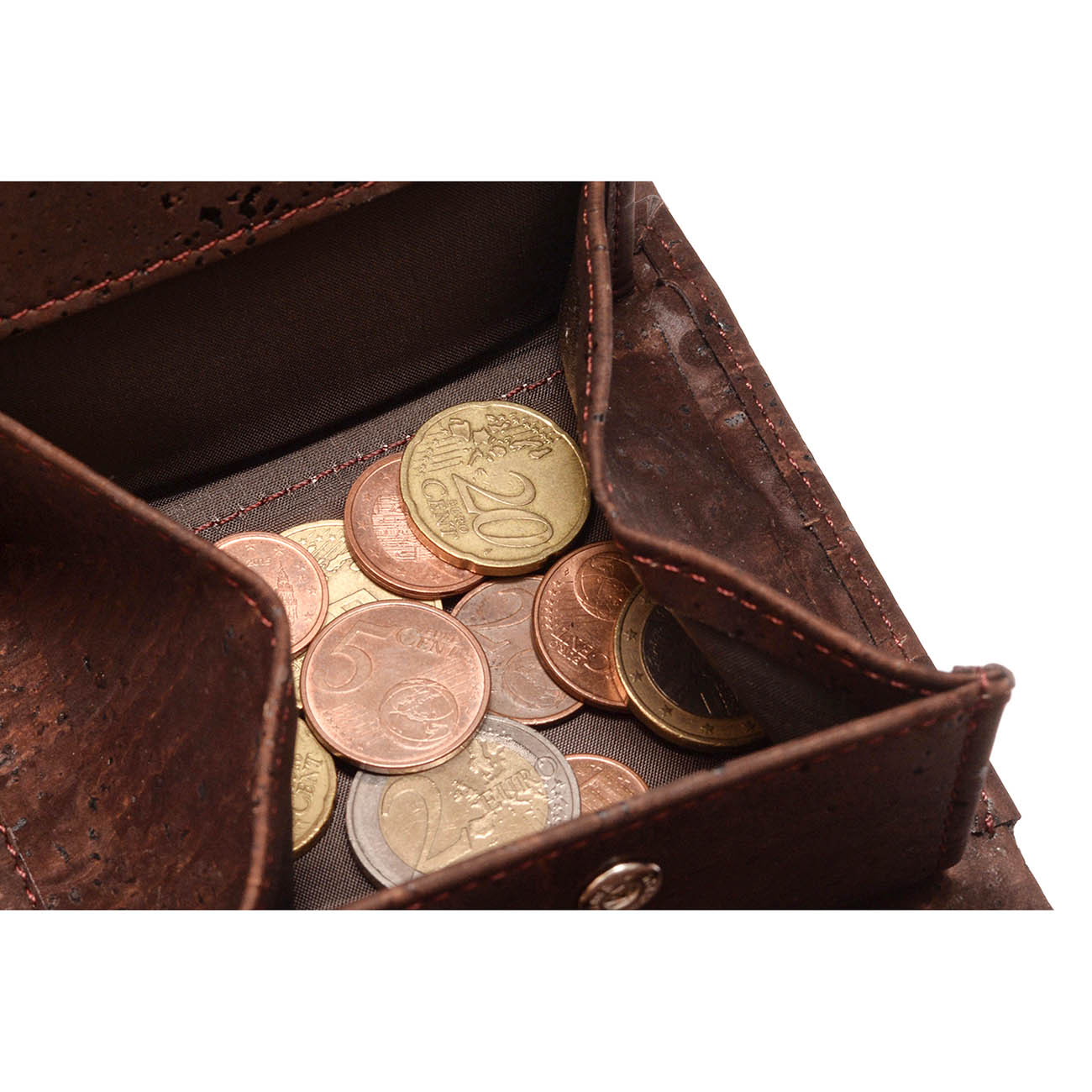 Simaru Mini Geldbeutel aus Korkleder mit Wiener Schachtel „BARBAROSSA ...